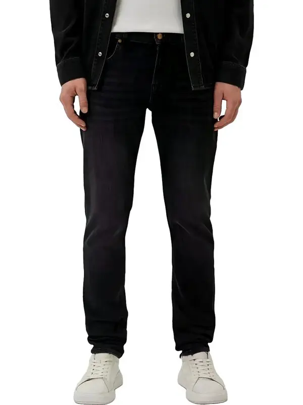 7 For All Mankind Tapered Jeans - Black
