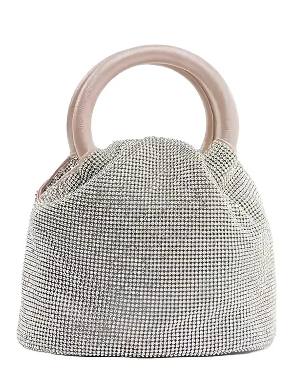 TWENTY FOURHAITCH Crystal-embellished Shoulder Bag - Pink