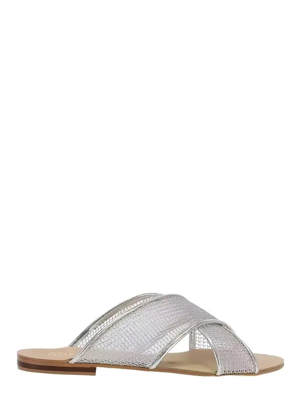 RK Tivari Flat Sandals - Silver