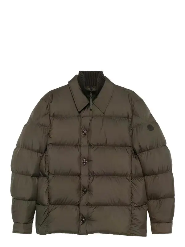 Moncler Layered Padded Jacket - Brown