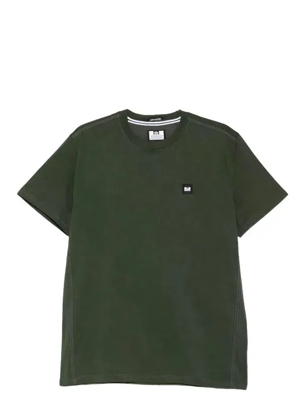 WEEKEND OFFENDER Logo-patch T-shirt - Green