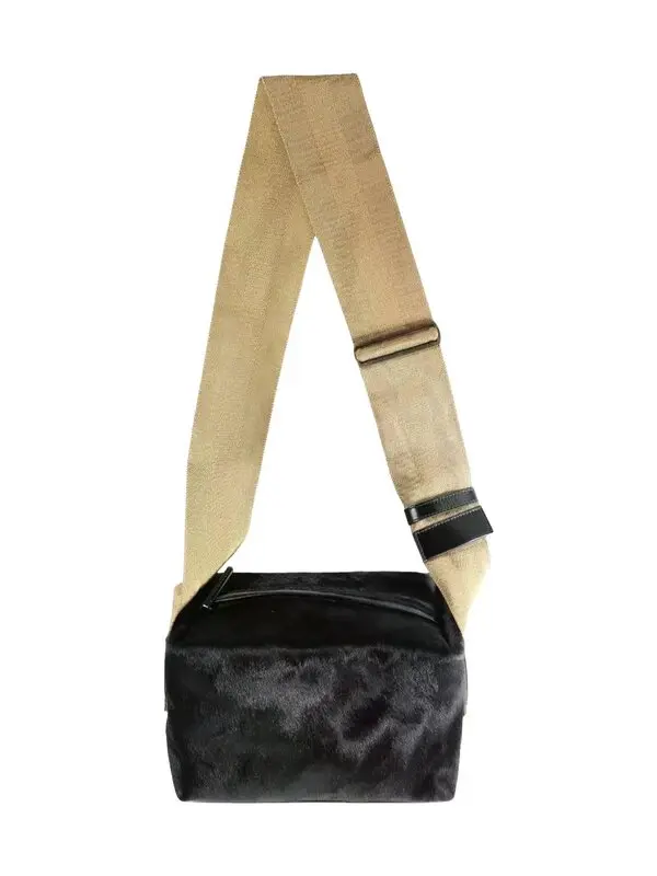 UMA WANG Leather Shoulder Bag - Black