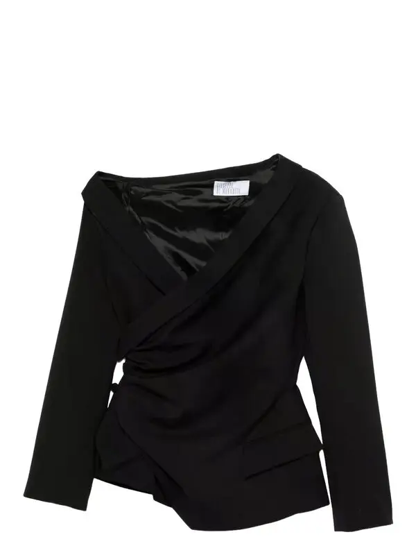 Giuseppe Di Morabito Draped Asymmetric Jacket - Black