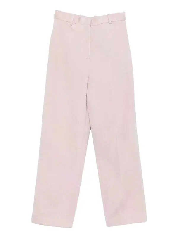 JIL SANDER Concealed-fastening Trousers - Pink