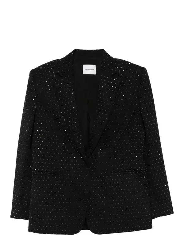 Andamane Single-breasted Crystal-embellished Blazer - Black