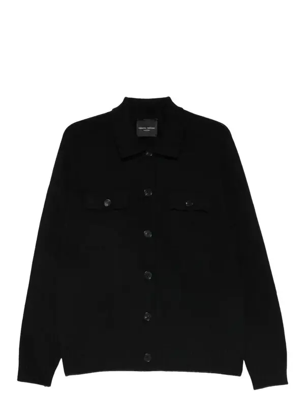 ROBERTO COLLINA Raglan-sleeve Shirt - Black