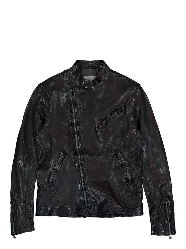 Yohji Yamamoto Backlash Double Riders Biker Jacket - Black