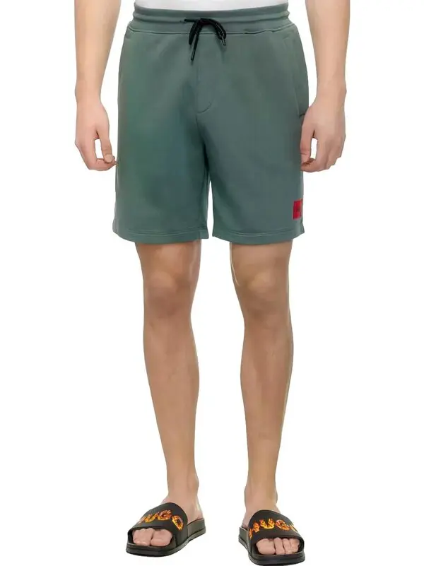Hugo Boss Drawstring Jersey Shorts - Green