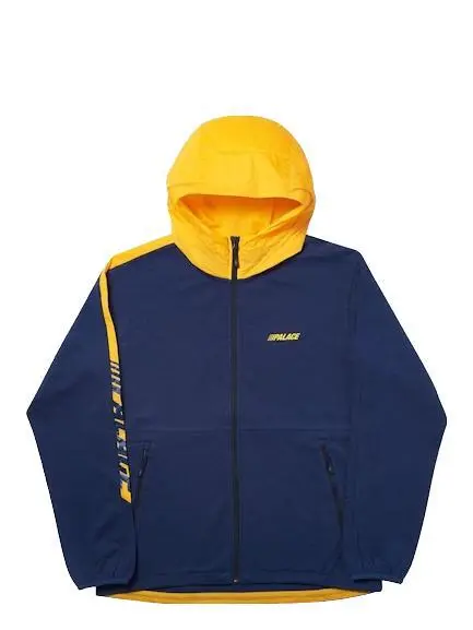 PALACE Waximum Echo Tech Fleece Hood - Navy Blue