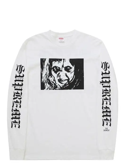 Supreme The Exorcist Mother Long Sleeve Tee Shirt - White