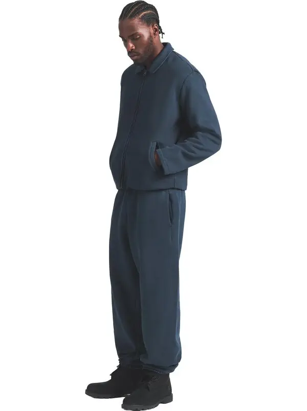 SKIMS Jogger Pants | Blue | Small | Heavyweight Fleece - Navy