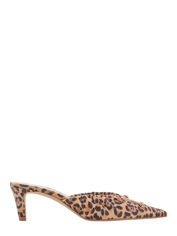DOLCEVITA Kairi Mid Heels - Dk Leopard Suede