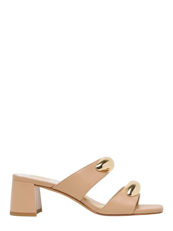 DOLCEVITA Barnet Leather Heels - Light Tan Leather