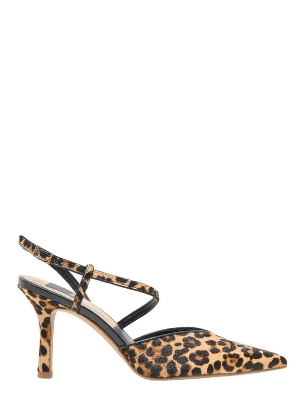 DOLCEVITA Kamra Heels - Dk Leopard Calf Hair