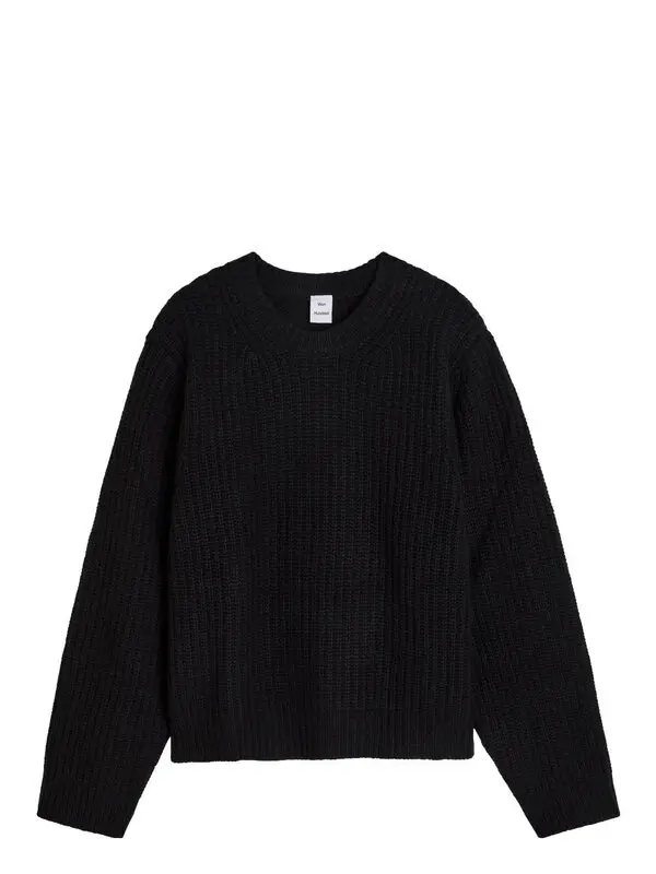 WON HUNDRED Bentley Ribbed Wool-blend Jumper - Black
