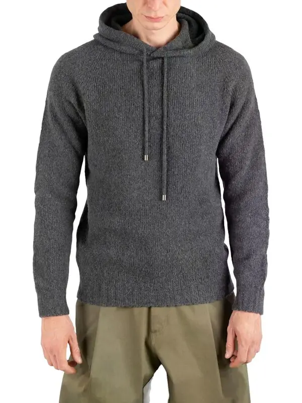 SOCIETE ANONYME Paul Knitted Hoodie - Grey