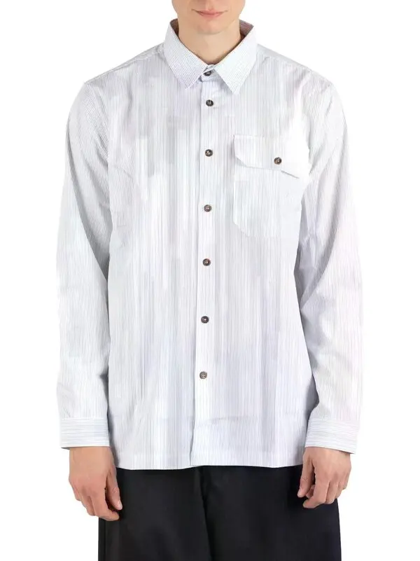 SOCIETE ANONYME Deadline Striped Shirt - White