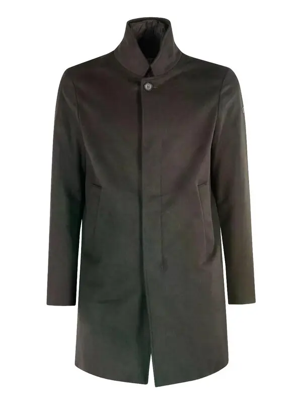 DUNO Button-fastening Coat - Brown