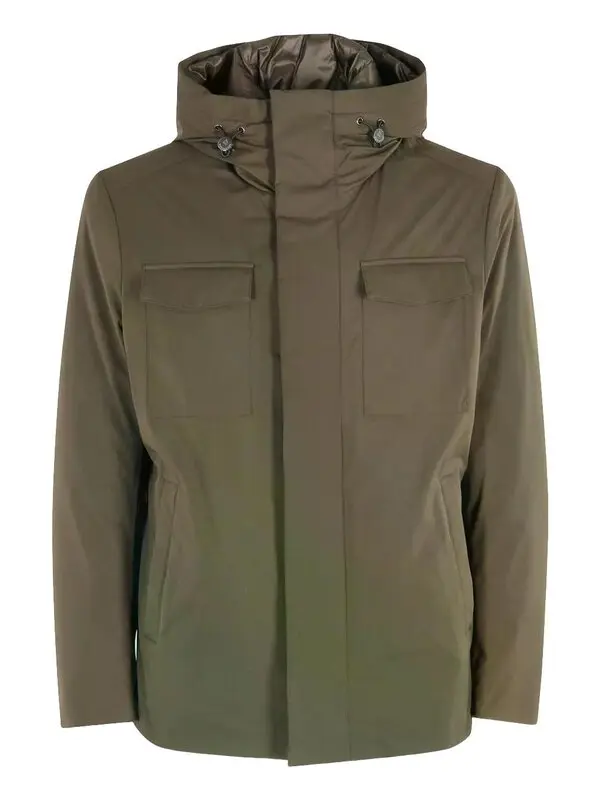 MONTECORE Hooded Pocket Jacket - Green
