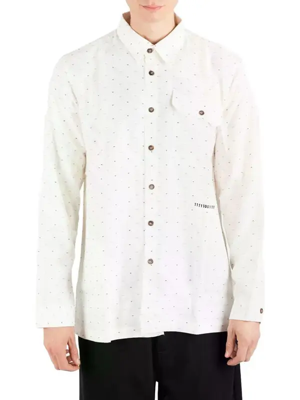 SOCIETE ANONYME Deadline Micro-pattern Shirt - White