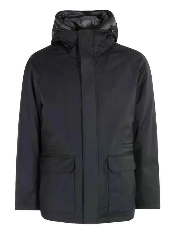 MONTECORE Hooded Pocket Jacket - Black