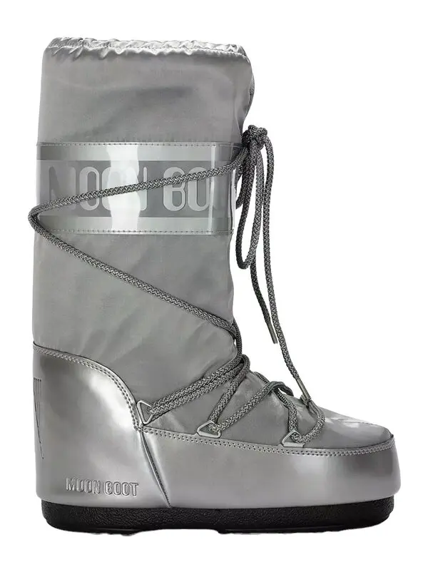 Moon Boot Icon Glance Lace-up Boots - Grey