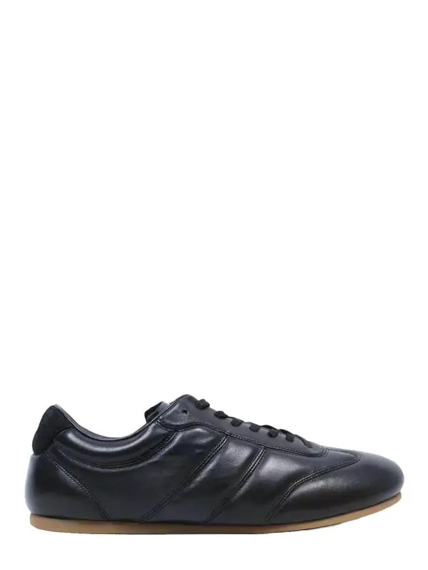 LEMAIRE Panelled Leather Sneakers - Black