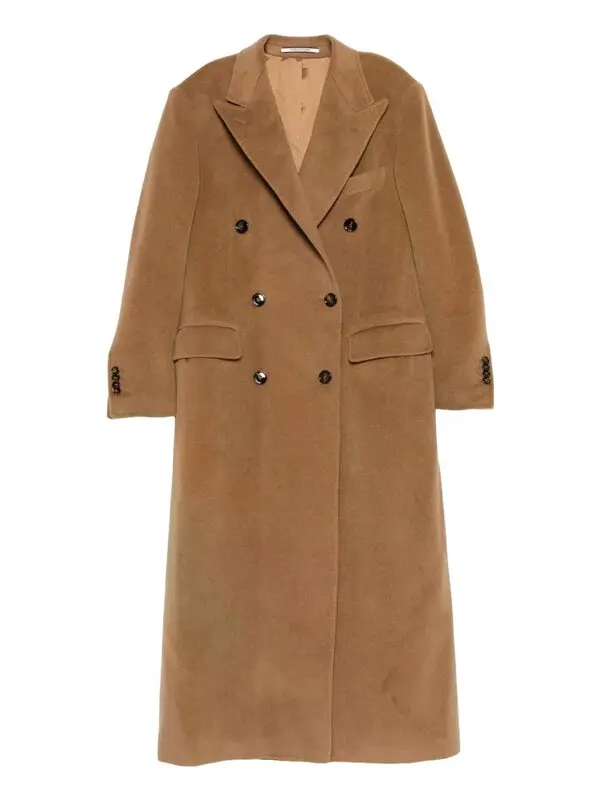 Tagliatore Double-breasted Coat - Brown