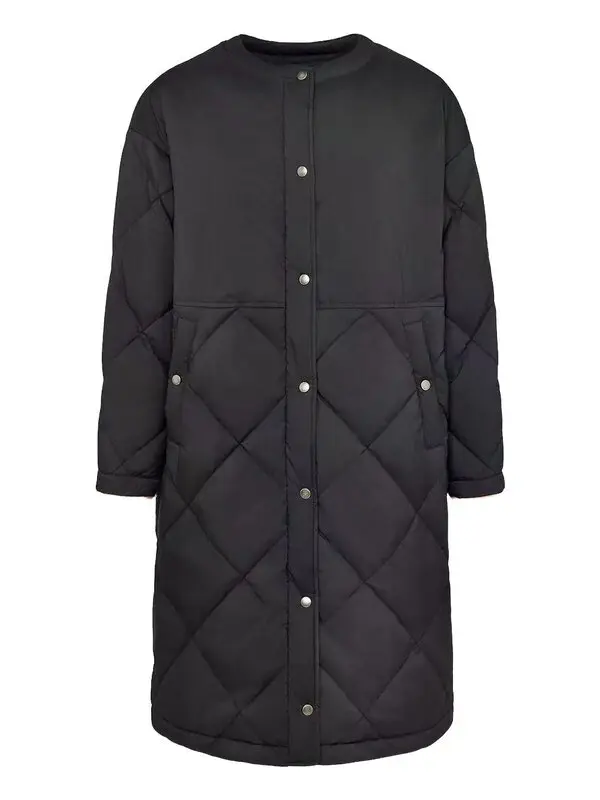 Pyrenex Blossom Quilted Coat - Black