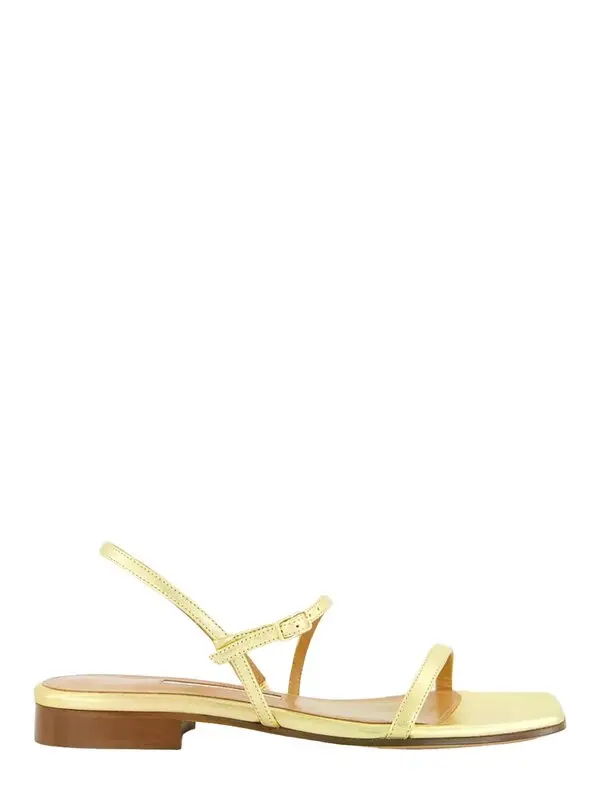 EMME PARSONS Hope Square-toe Ankle-strap Sandals - Yellow