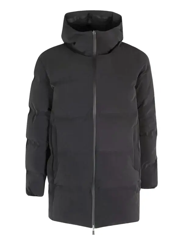 Herno Padded Hooded Coat - Black