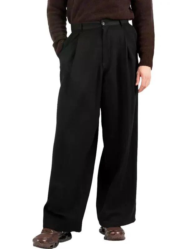 SOCIETE ANONYME St Andrew Pleated Trousers - Black