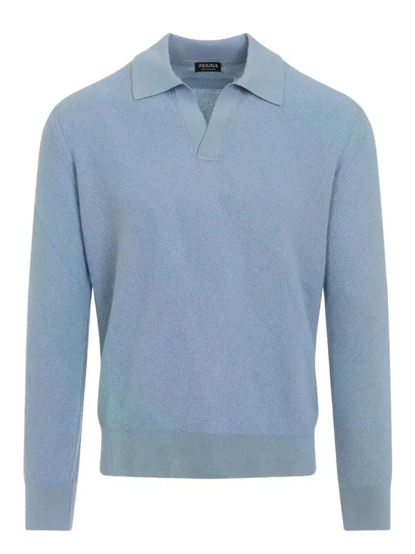 Zegna Long-sleeve Sweater - Blue