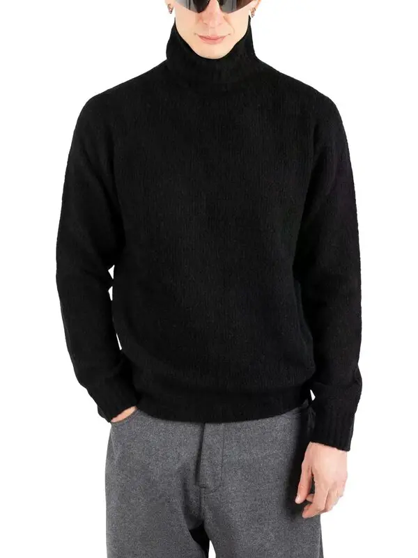 SOCIETE ANONYME Liam Roll-neck Jumper - Black