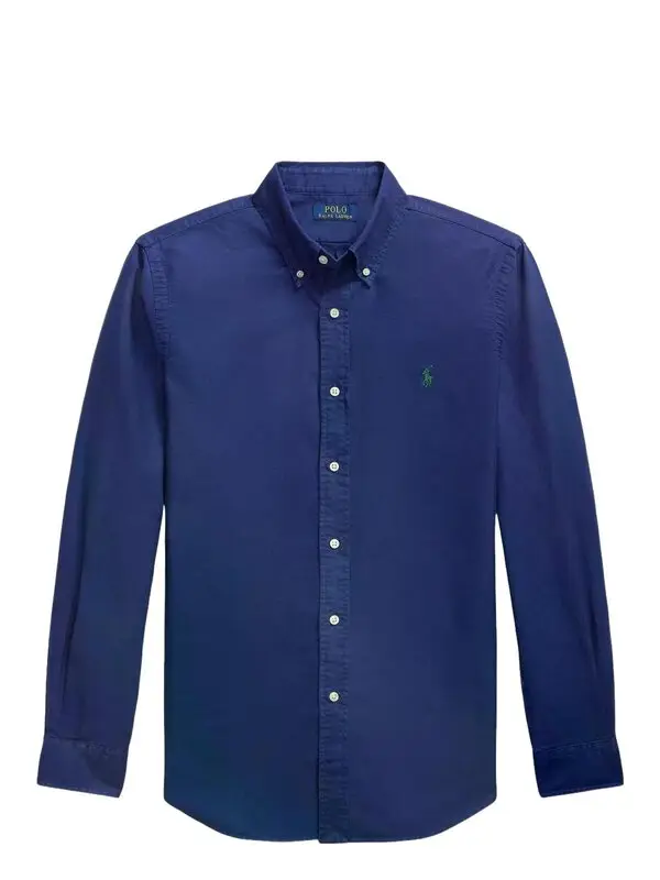Polo Ralph Lauren Embroidered-logo Shirt - Blue