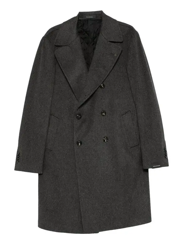 Tagliatore Double-breasted Wool Coat - Grey
