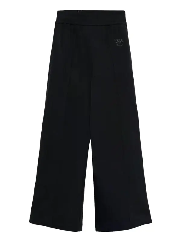Pinko Logo-embroidered Track Pants - Black