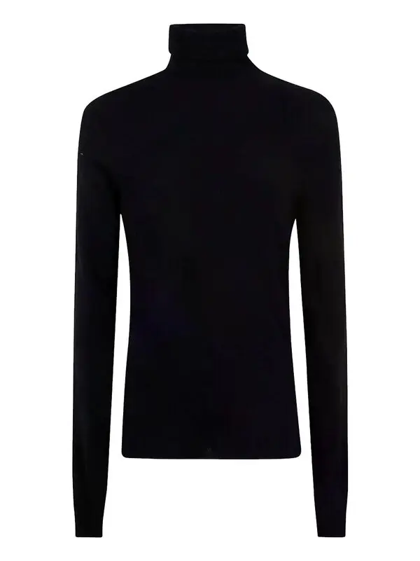 MD75 Roll-neck Top - Black