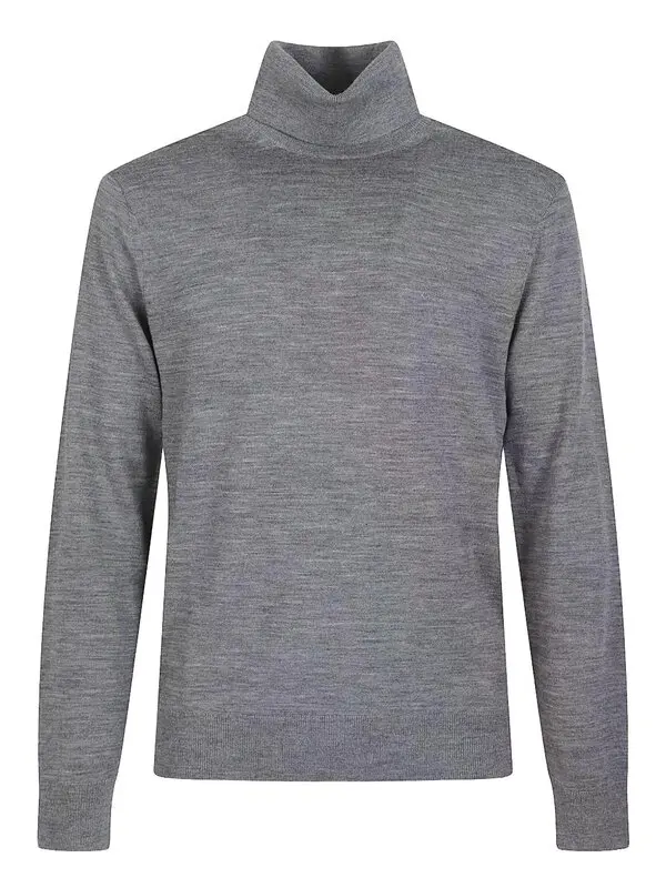 Michael Kors Roll-neck Merino Jumper - Grey