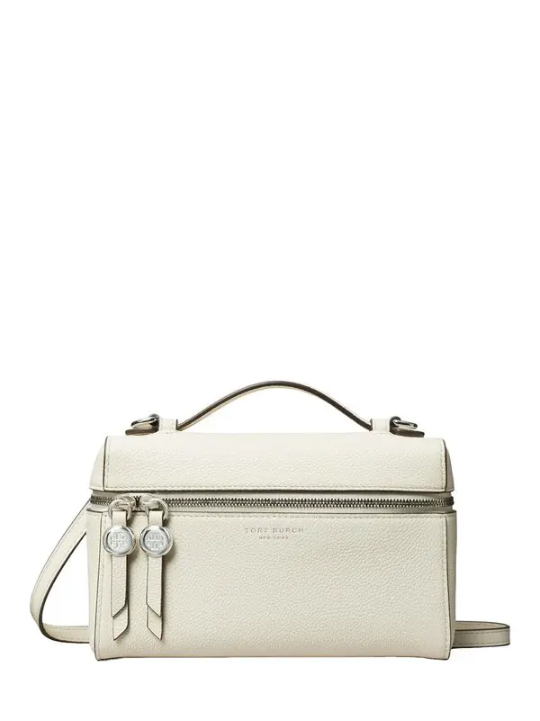 Tory Burch Romy Slim Top Handle Bag - Light Cream