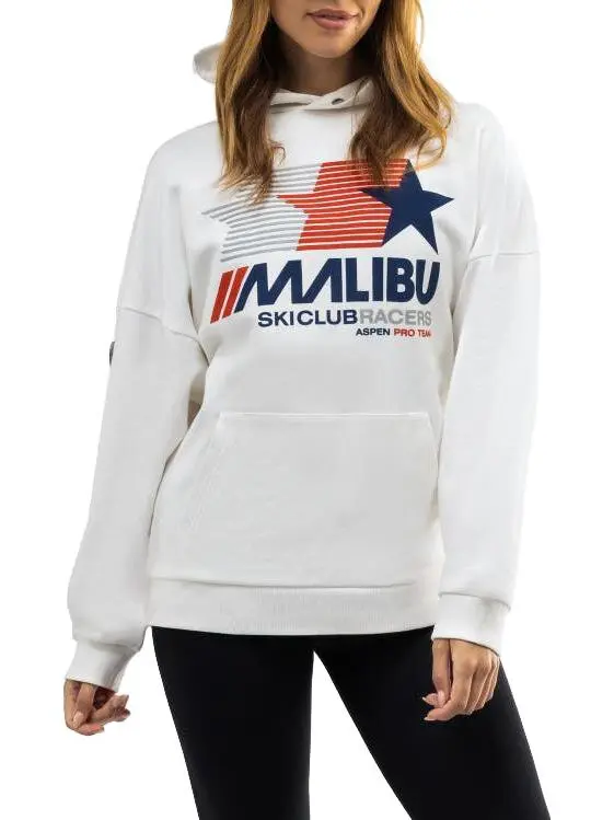 MALIBU SKI CLUB Malibu Racer Hooded Sweatshirt - White