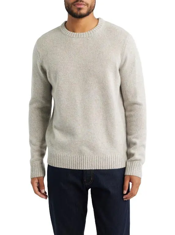 James Campbell Girvan Merino Wool Sweater - Sand