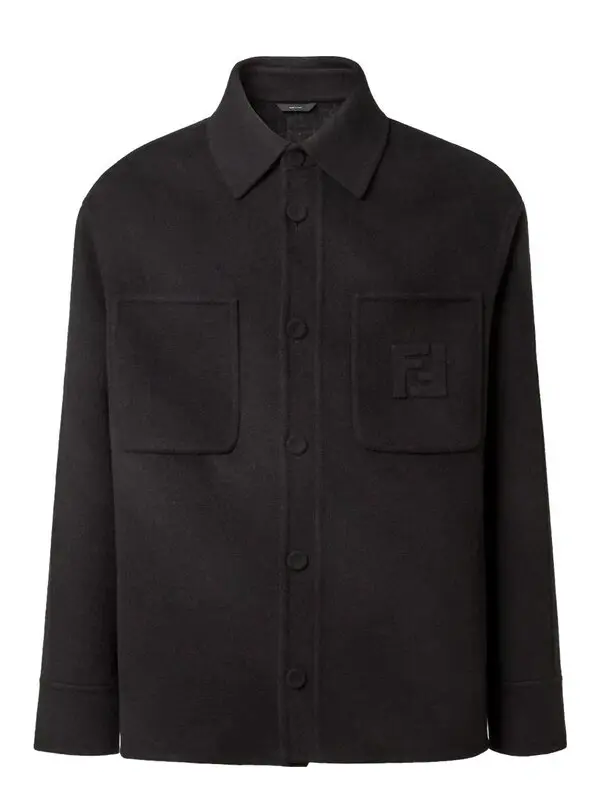 Fendi Patch-pocket Overshirt - Black