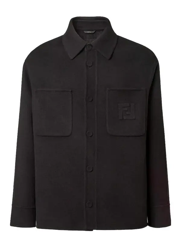 Fendi Patch Pocket Overshirt - Black