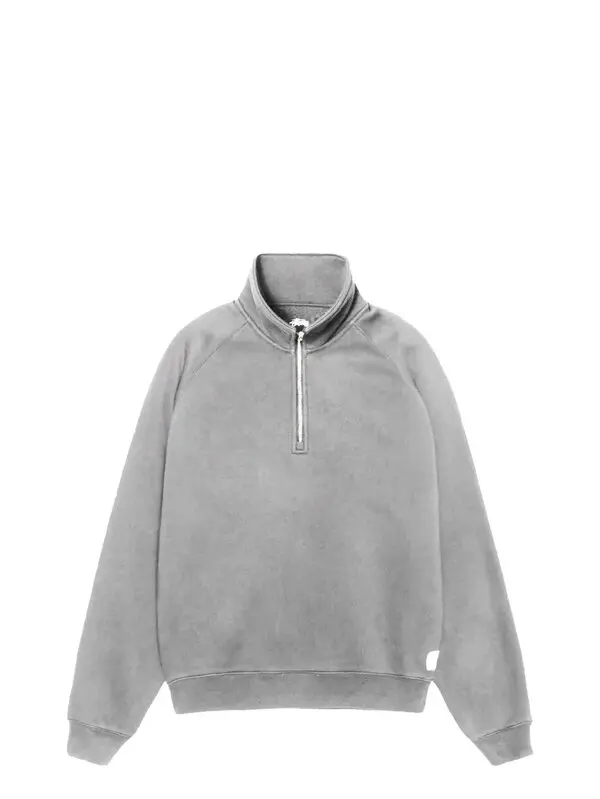 StÜssy Short-zip Sweatshirt - Grey