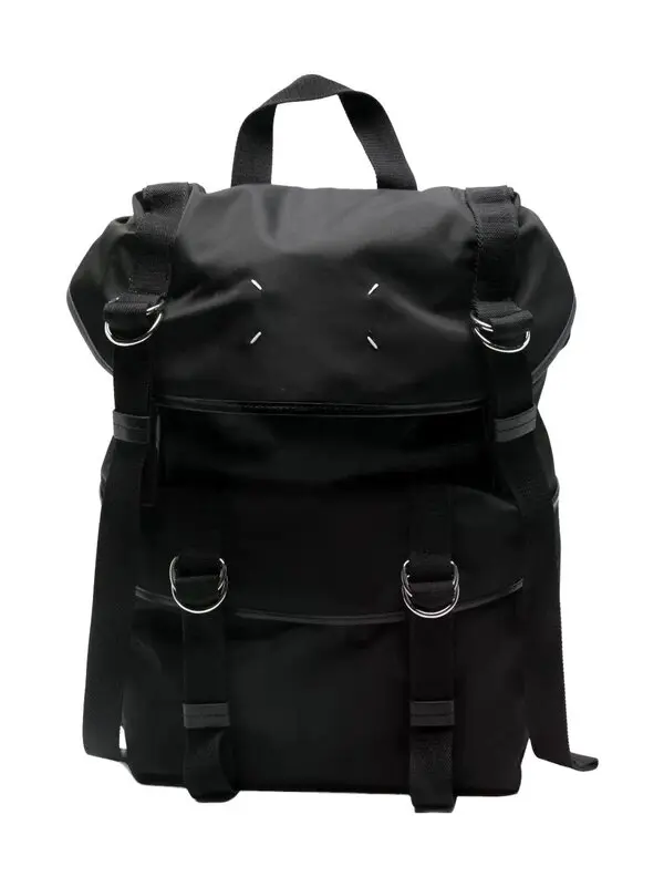 MAISON MARGIELA Ring-embellished Backpack - Black