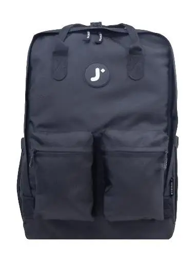 J WORLD Timo Multi-functional Laptop Backpack - Black