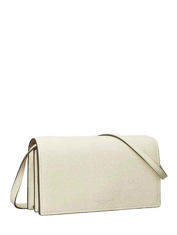 Tory Burch Romy Wallet Crossbody - Light Cream