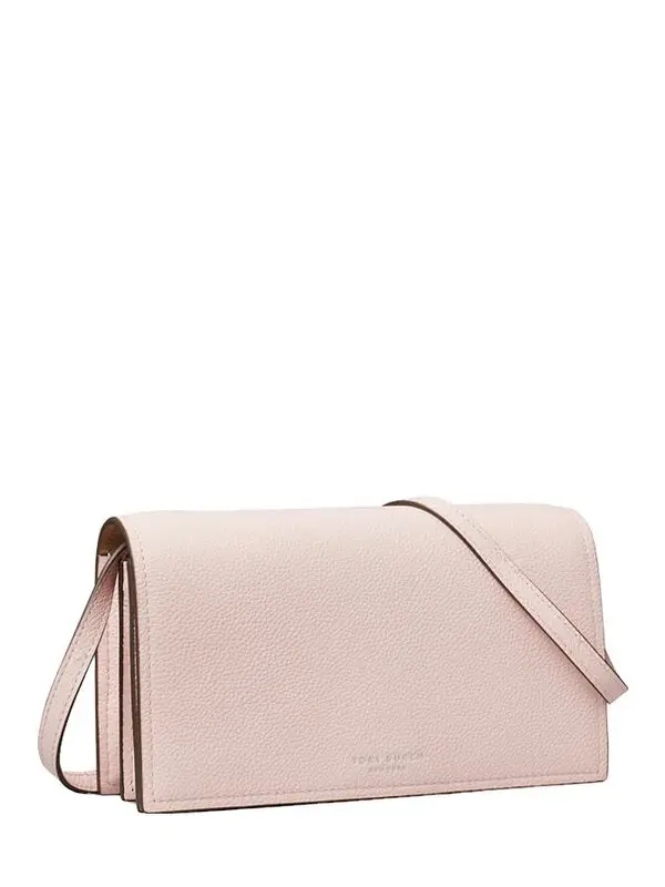 Tory Burch Romy Wallet Crossbody - Rose Mist