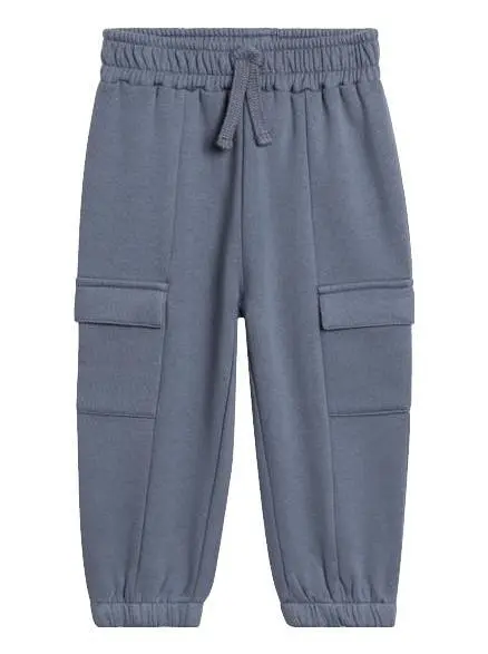 KENDI Dallis Fleece Cargo Sweatpants - Denim